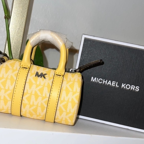 Michael Kors | Bags | Michael Kors Micro Duffel Bag Keychain Purse Fob | Poshmark